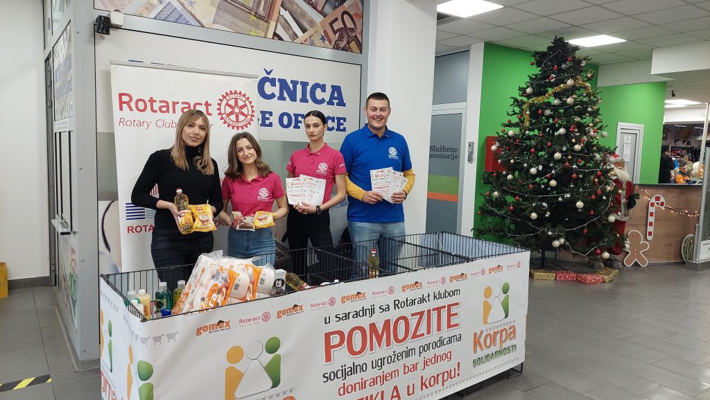 Organizovana Božićna korpa solidarnosti u Gomex Totalu - RTV Santos